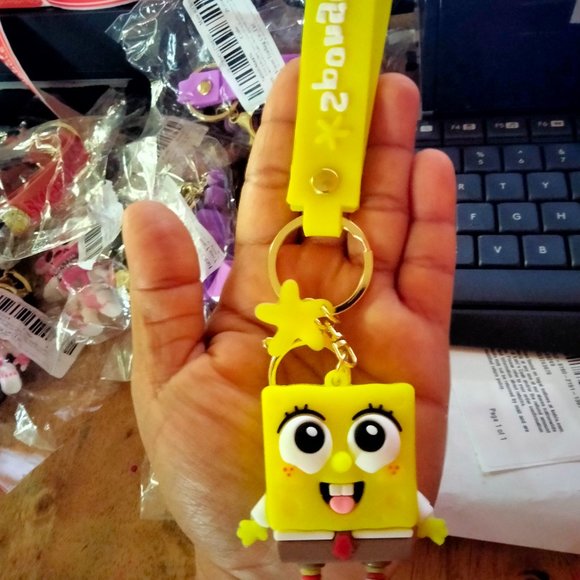 Accessories | Spongebob Squarepants Anime Figures Keychain Patrick Star ...